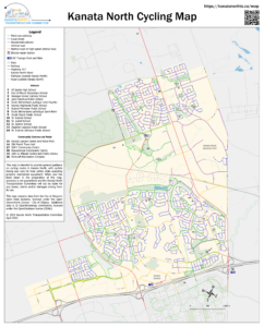 Kanata North Cycling Map (2023) - Kanata North Transportation Committee